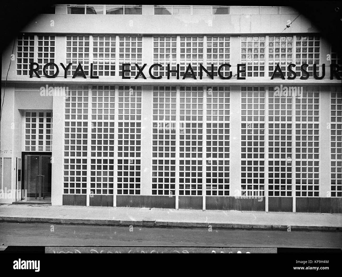11133 Lower facade of new Royal Exchange Assurance building Stock Photo ...