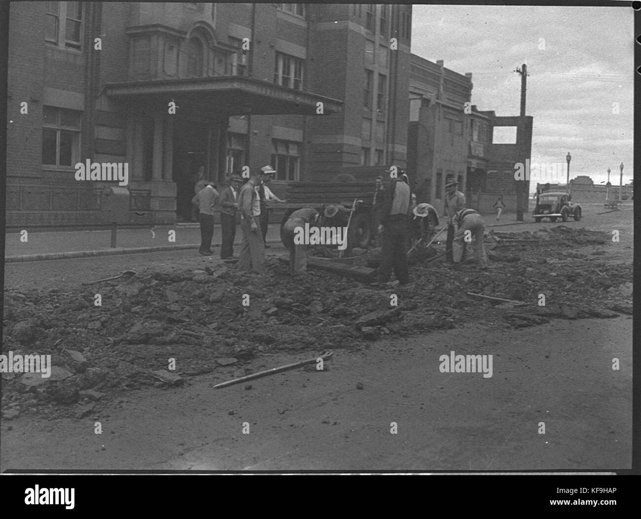 30826 Telford Street repairs Stock Photo - Alamy