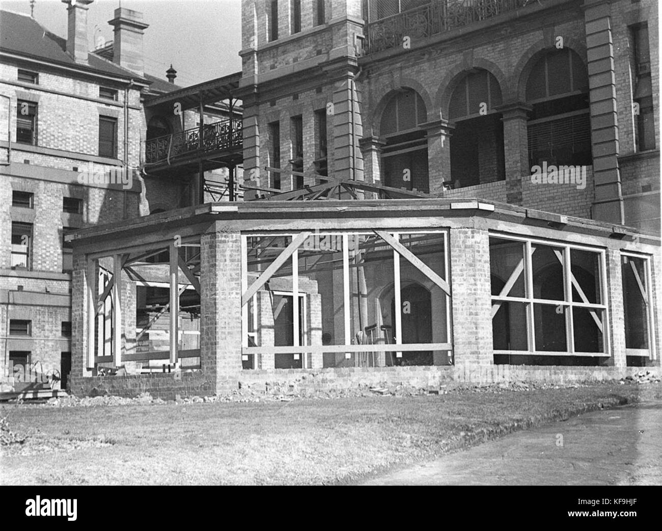 43799 New reception office being built Stock Photo - Alamy
