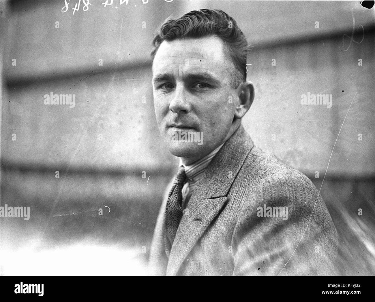 42860 Portrait of an unidentified cricketer Stock Photo - Alamy