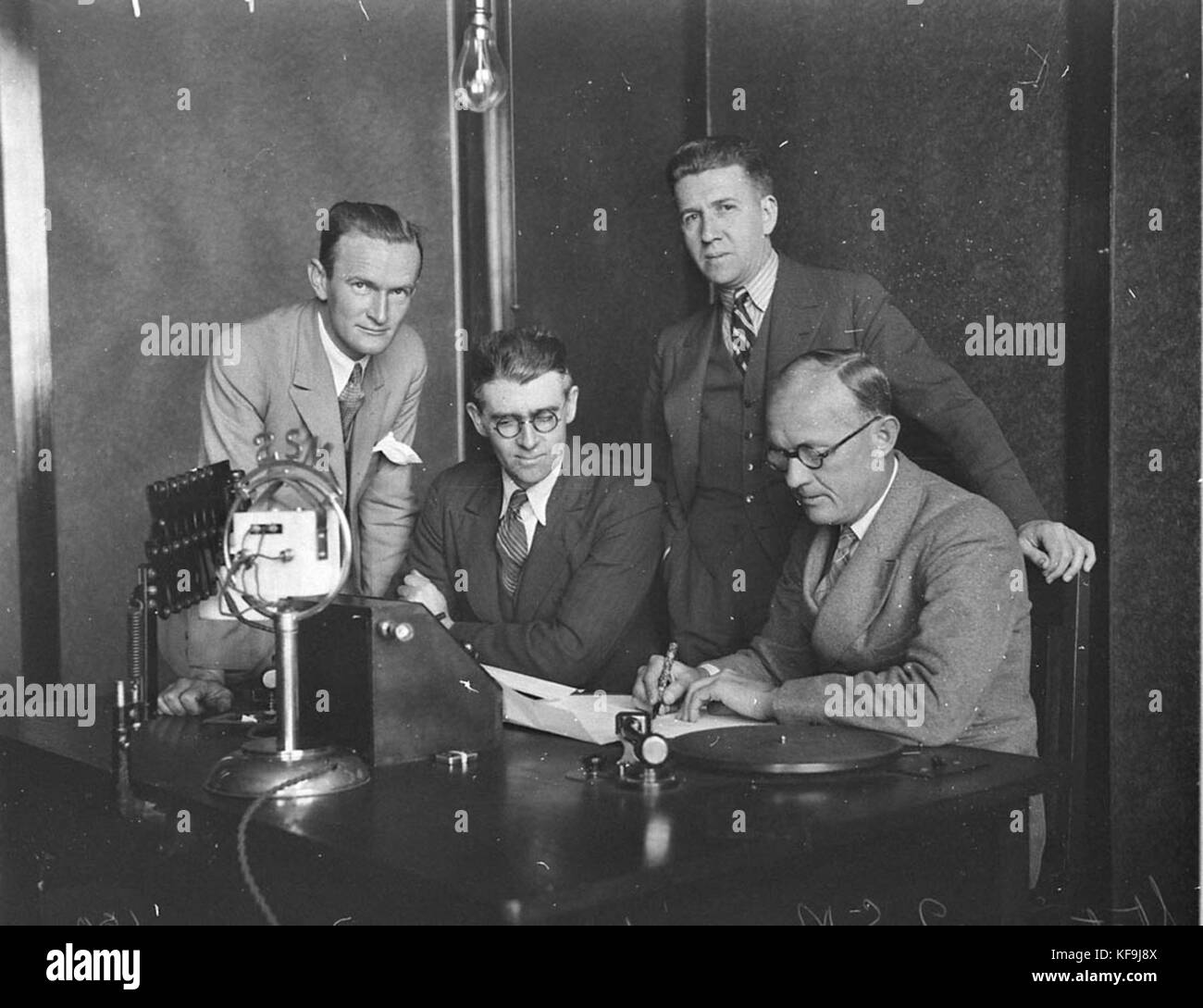 8153 Radio station 2SM contract signing Stock Photo - Alamy