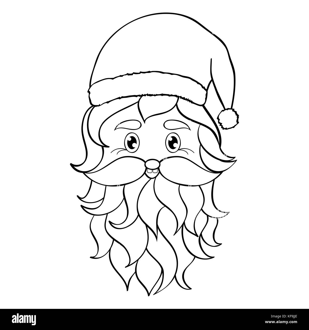 Old santa drawing Black and White Stock Photos & Images - Alamy