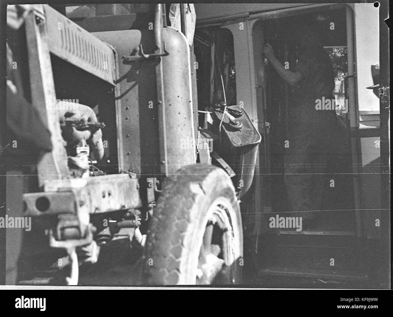 20214 Smash between tram and lorry Stock Photo - Alamy