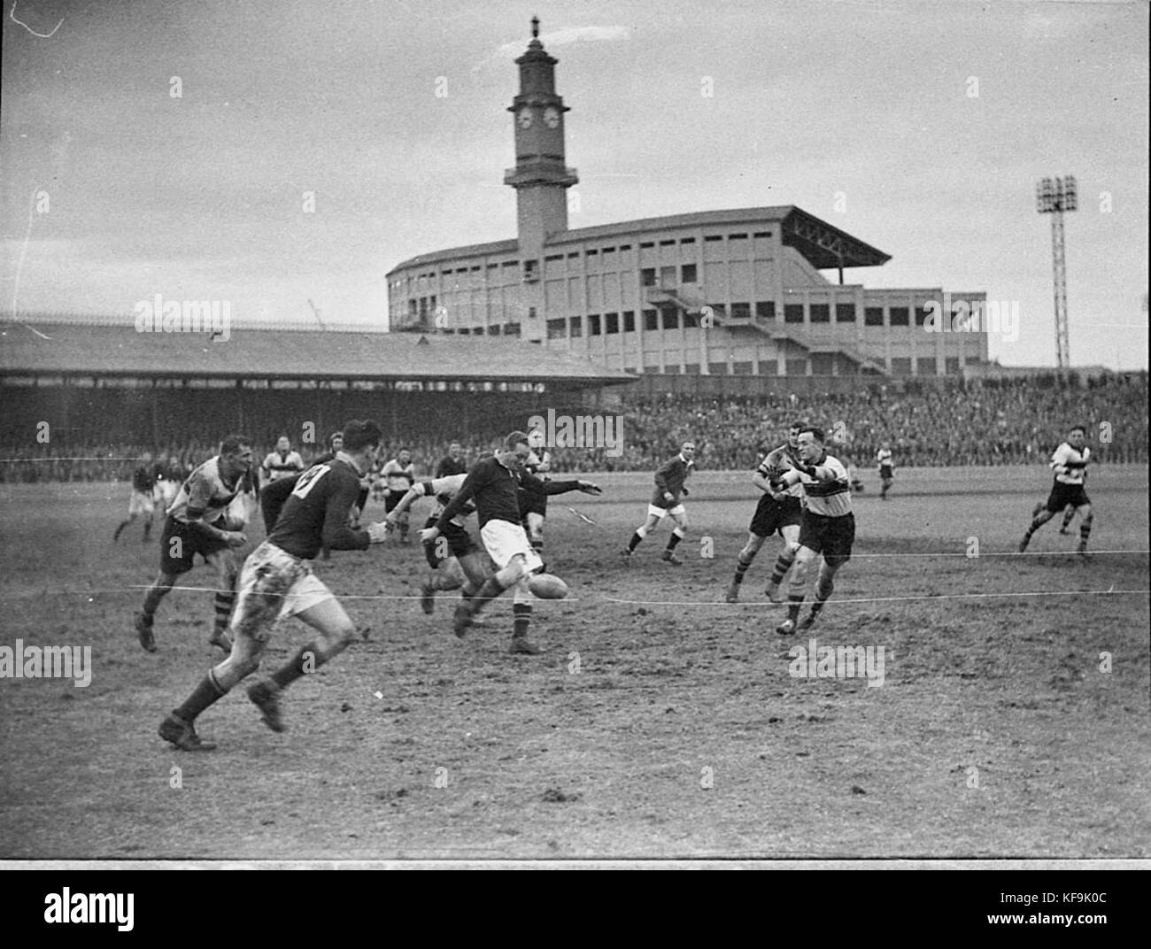 This image showcases the iconic rugby match between the Springboks ...