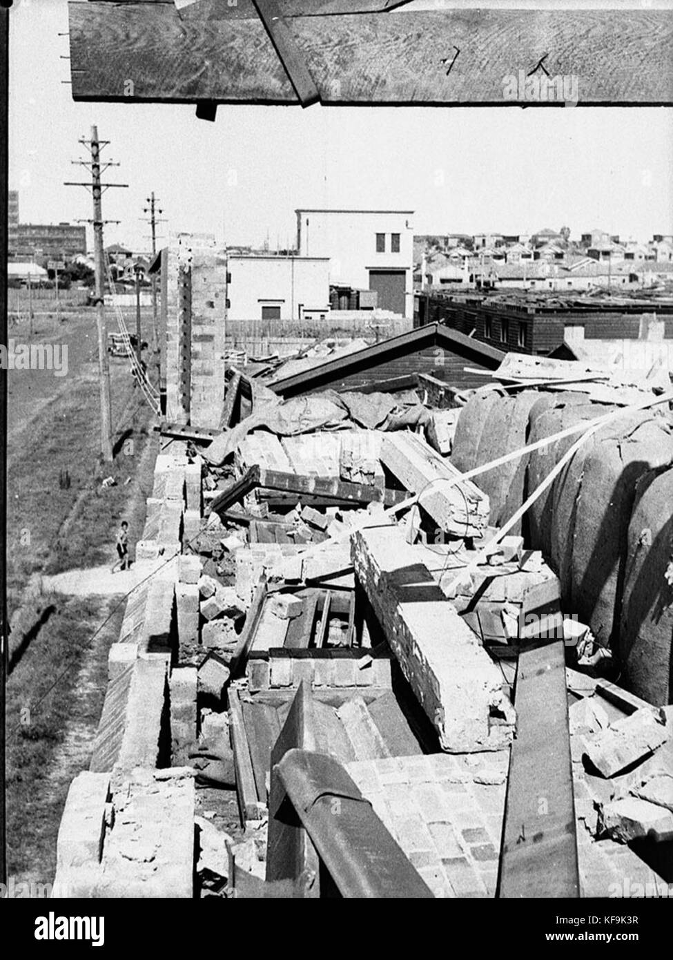 19127 Storm damage Botany cyclone Stock Photo - Alamy