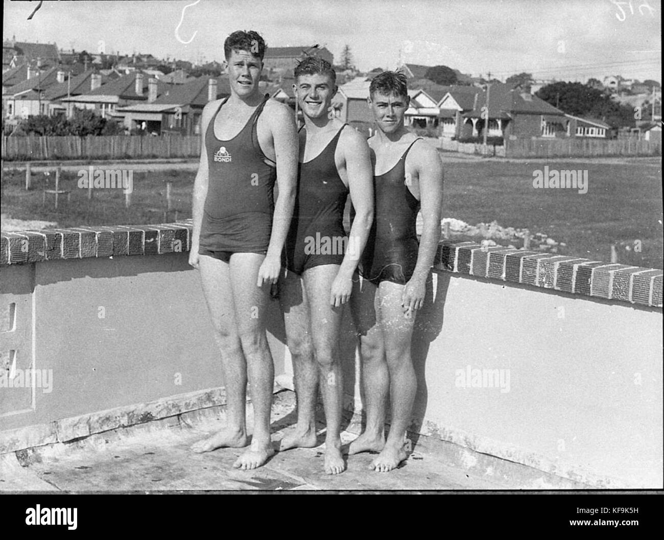 Vintage swimmers Black and White Stock Photos & Images - Alamy