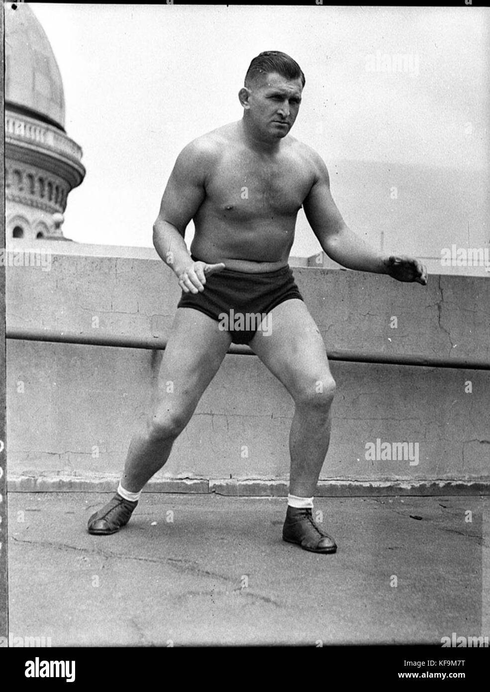 19064 Wrestler McCreadie taken for Leichhardt Stadium Stock Photo - Alamy