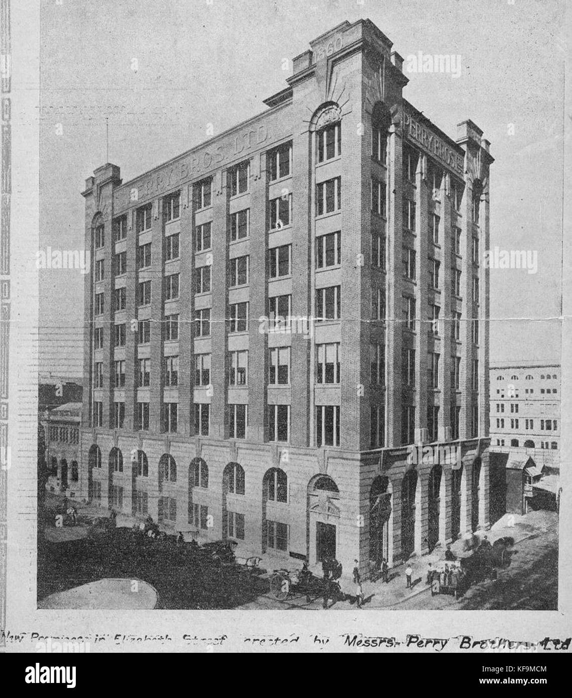 Perry Brothers premises in Elizabeth Street Brisbane Queensland, 1913 ...