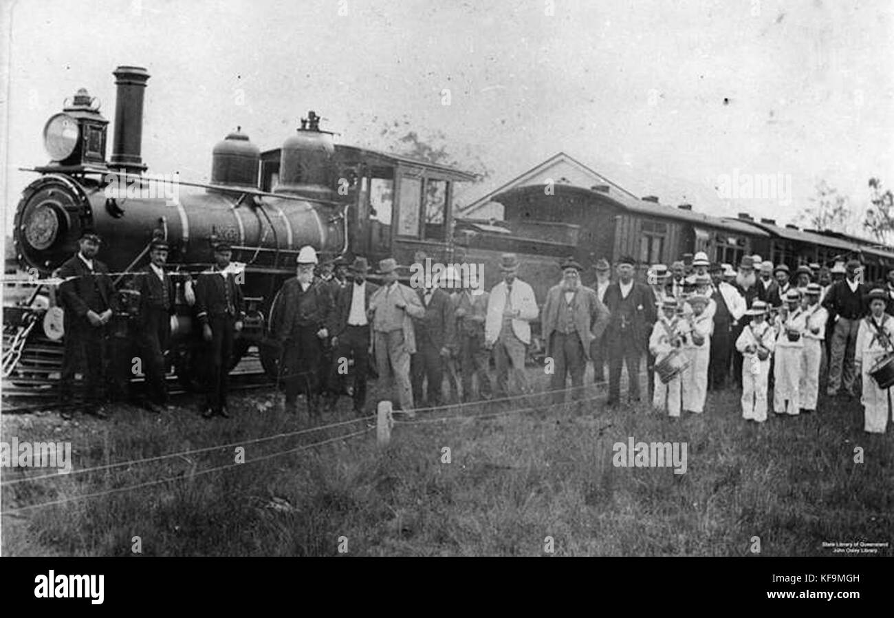 Mile Railway Station 1897 Bonzle Collections Stock Photo - Alamy
