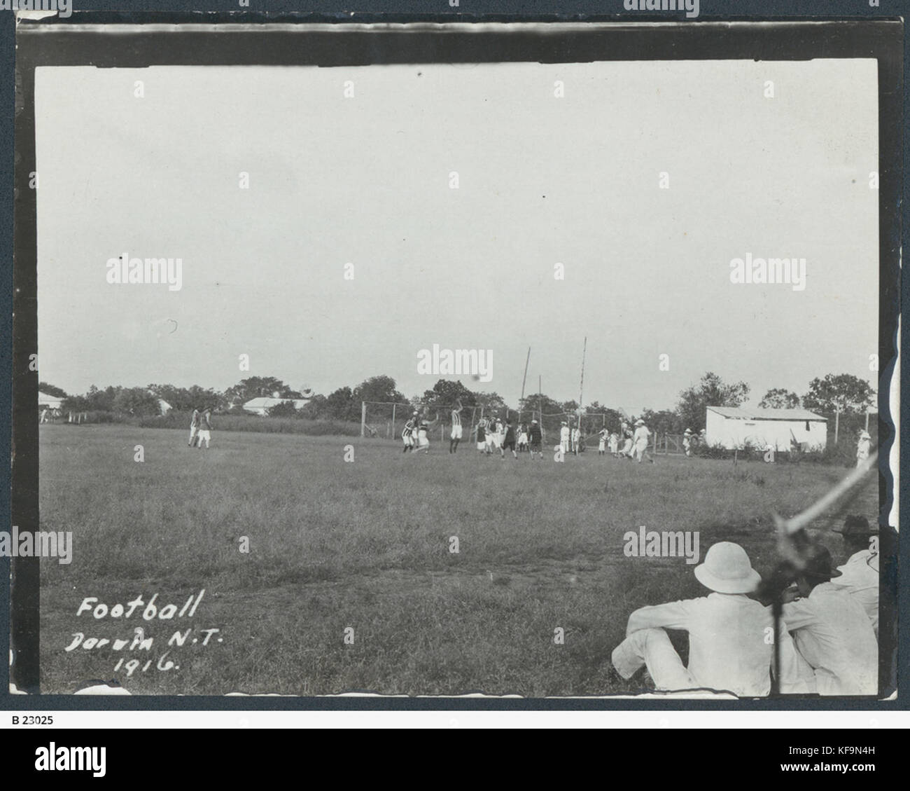 Football in Darwin, 1916 Stock Photo - Alamy