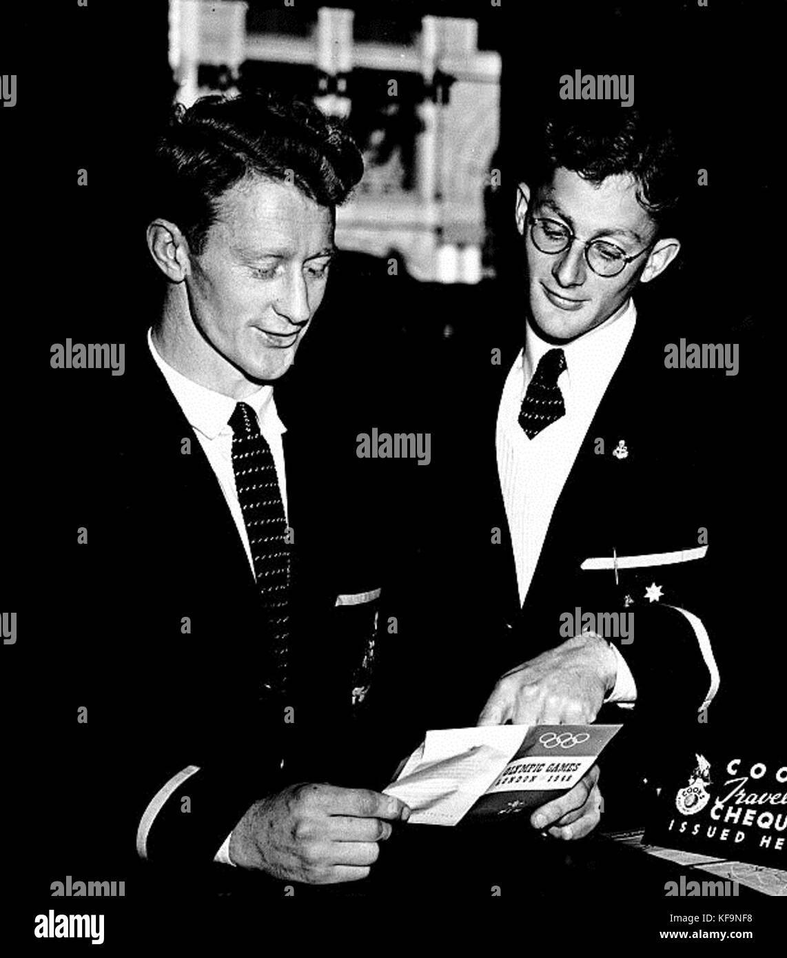 Bruce Arthur and Russell Mockridge 1948 Stock Photo - Alamy