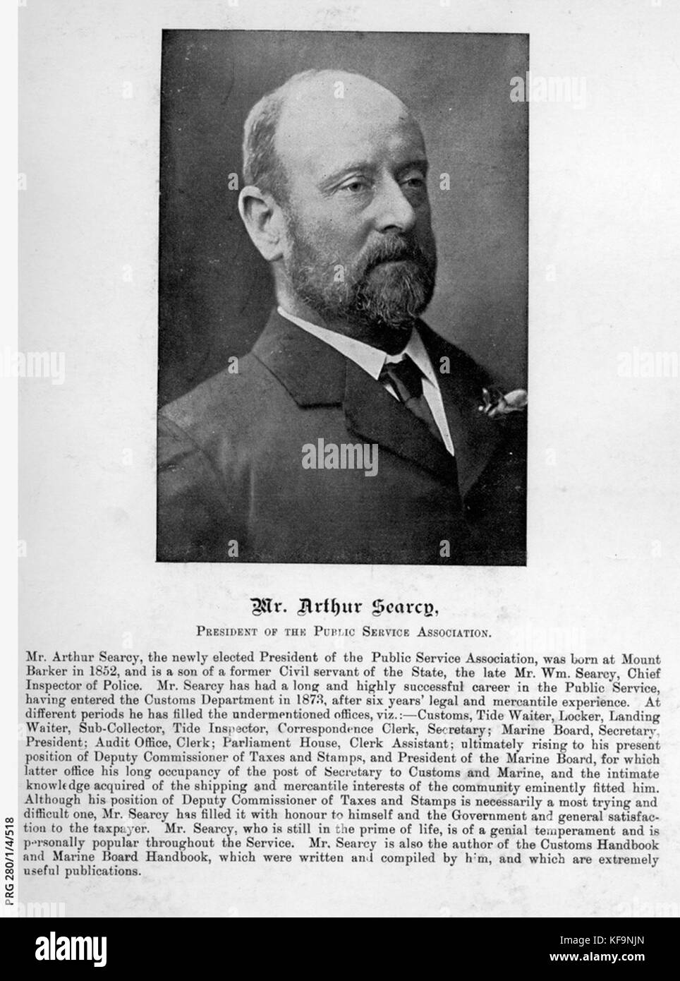 Arthur Searcy in Public Service Journal 190, State Library of South ...