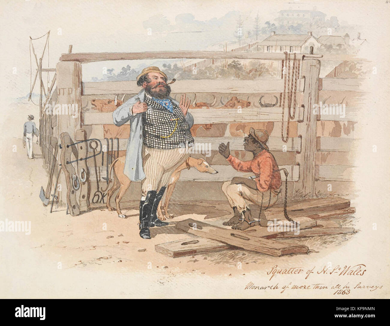 ST Gill Squatter 2 Stock Photo - Alamy