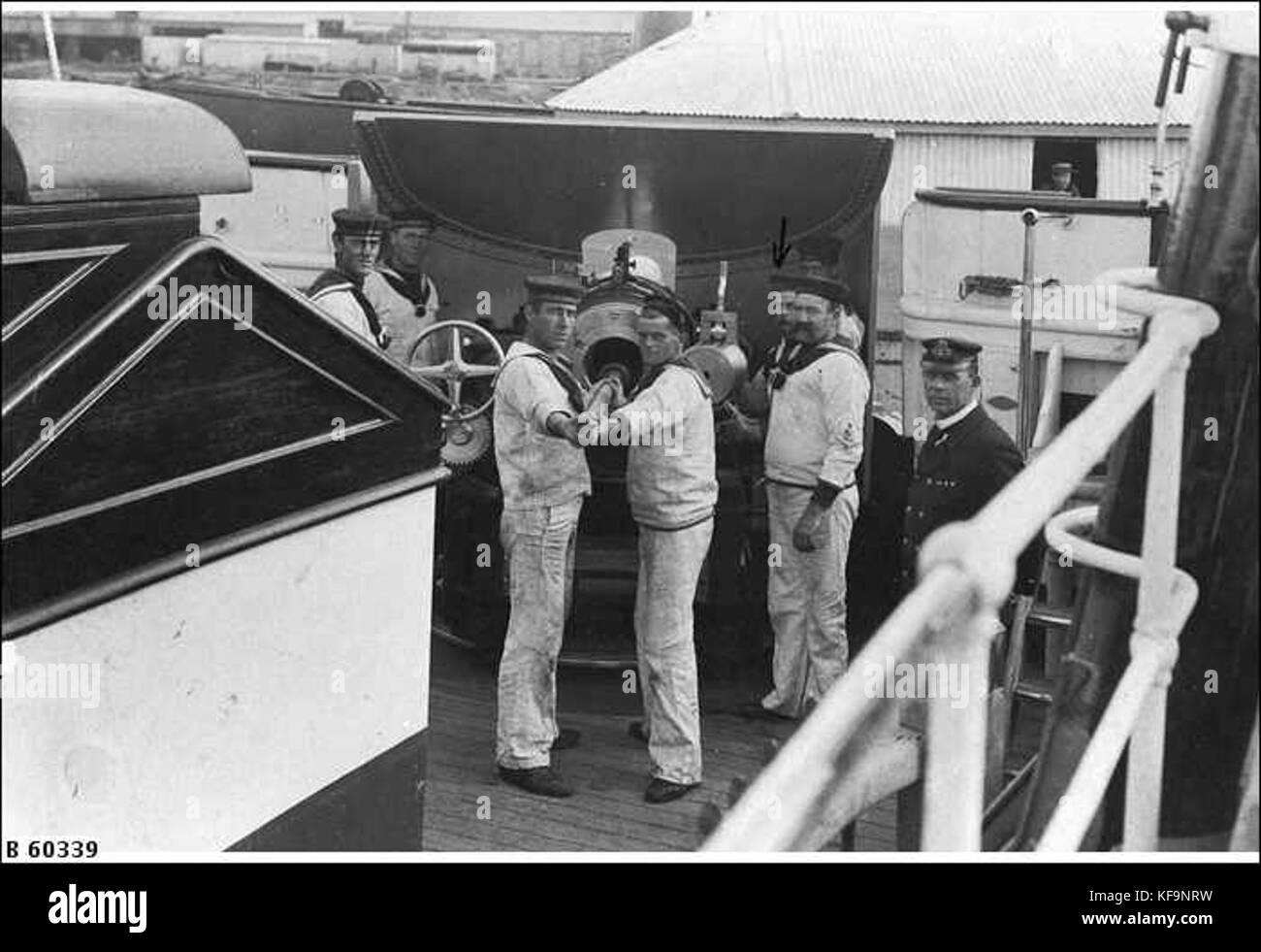 Crew members from Protector Stock Photo - Alamy