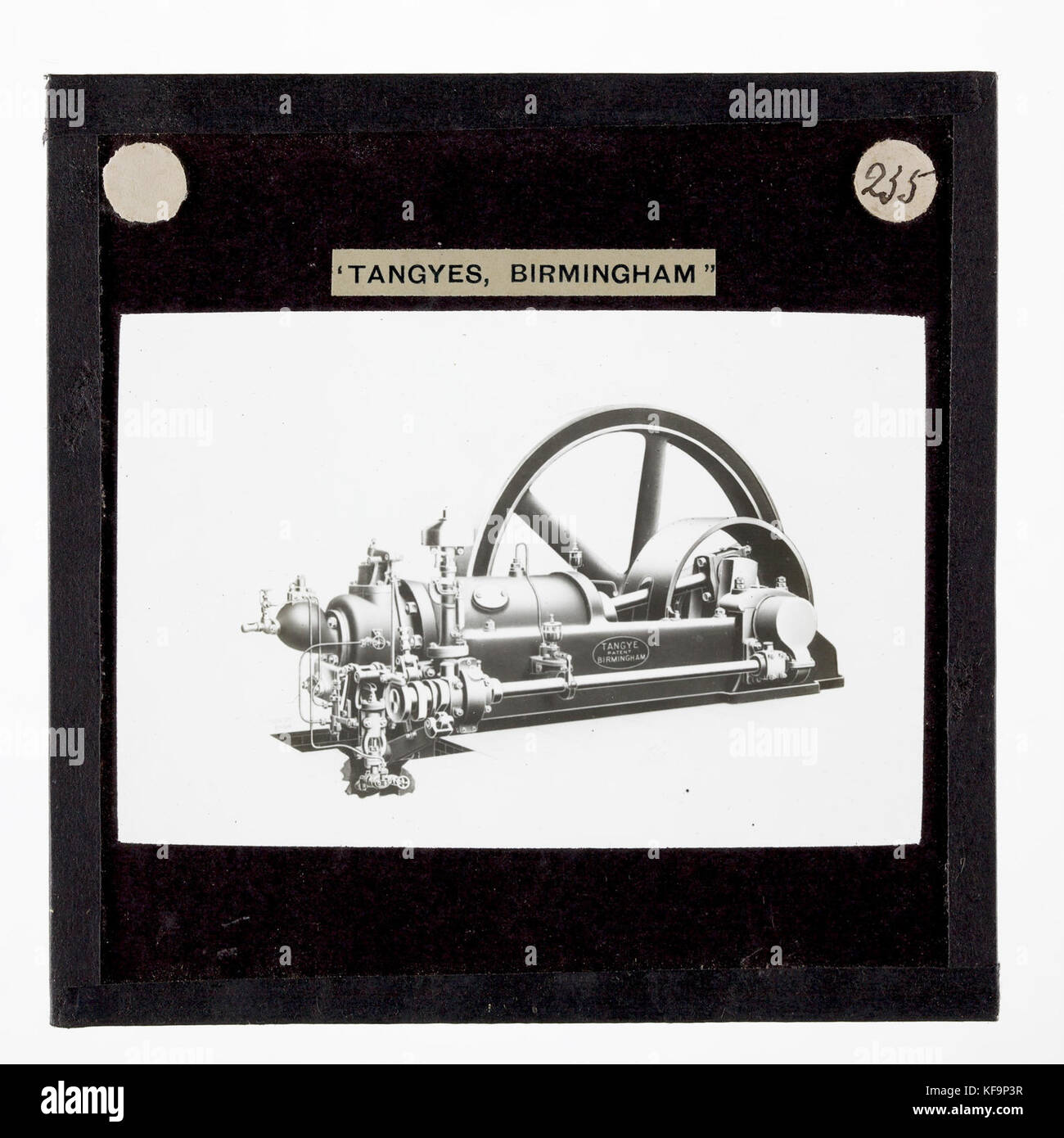 Lantern Slide Tangyes Ltd, Gas Engine, circa 1910 Stock Photo - Alamy