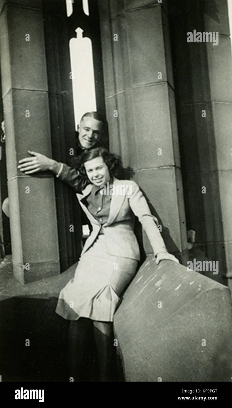 John Cornforth and Rita Harradence Stock Photo - Alamy