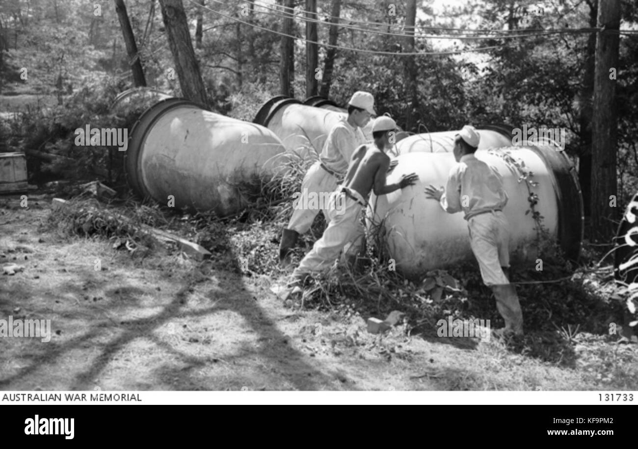 The ceramic containers are historical artifacts from the Tadanoumi ...