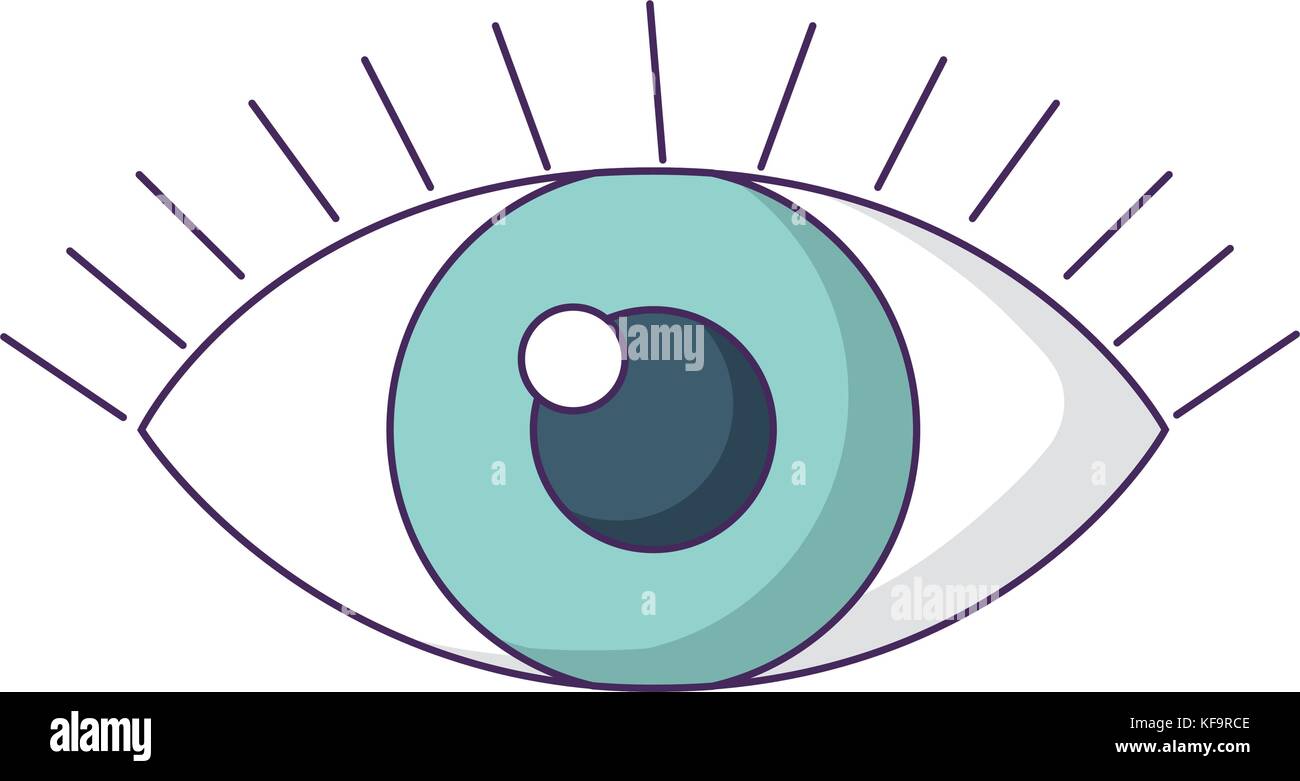 eye icon over white background vector illustration Stock Vector Image ...