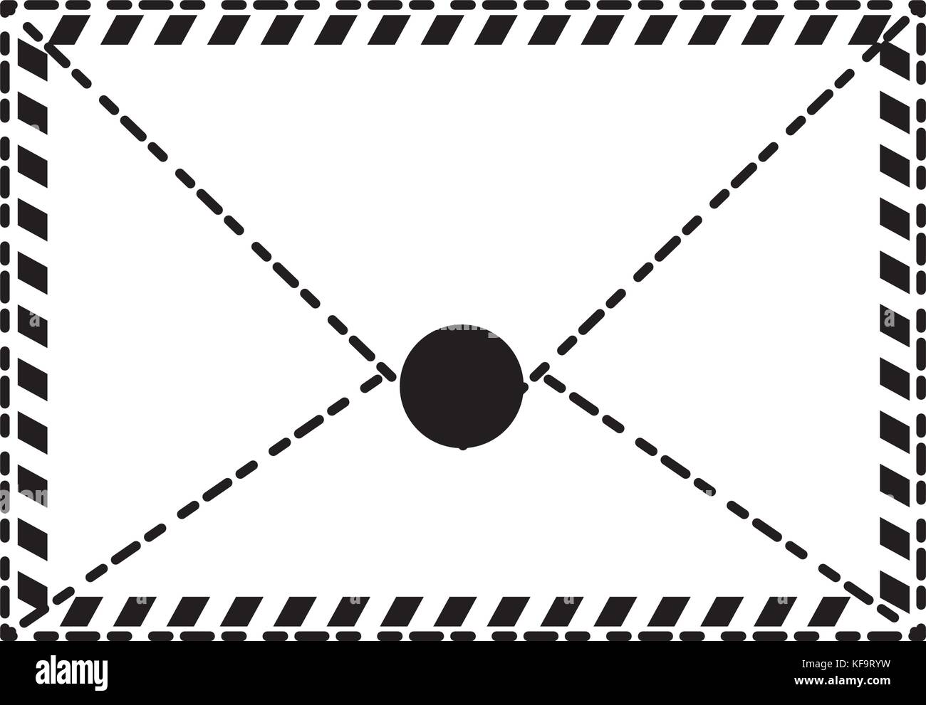 envelope icon over white background vector illustration Stock Vector ...