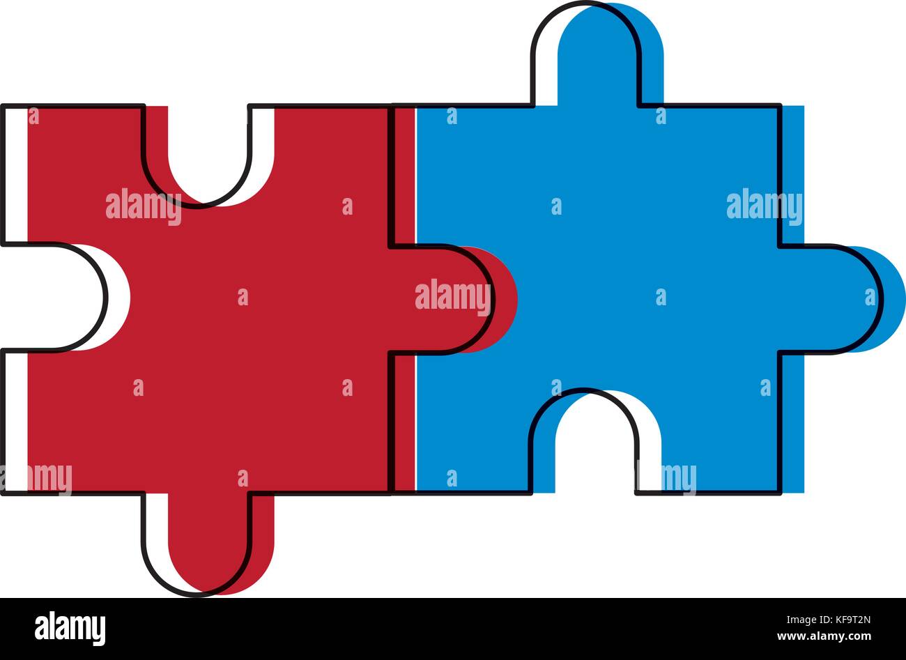 jigsaw puzzles icon over white background vector illustration Stock ...