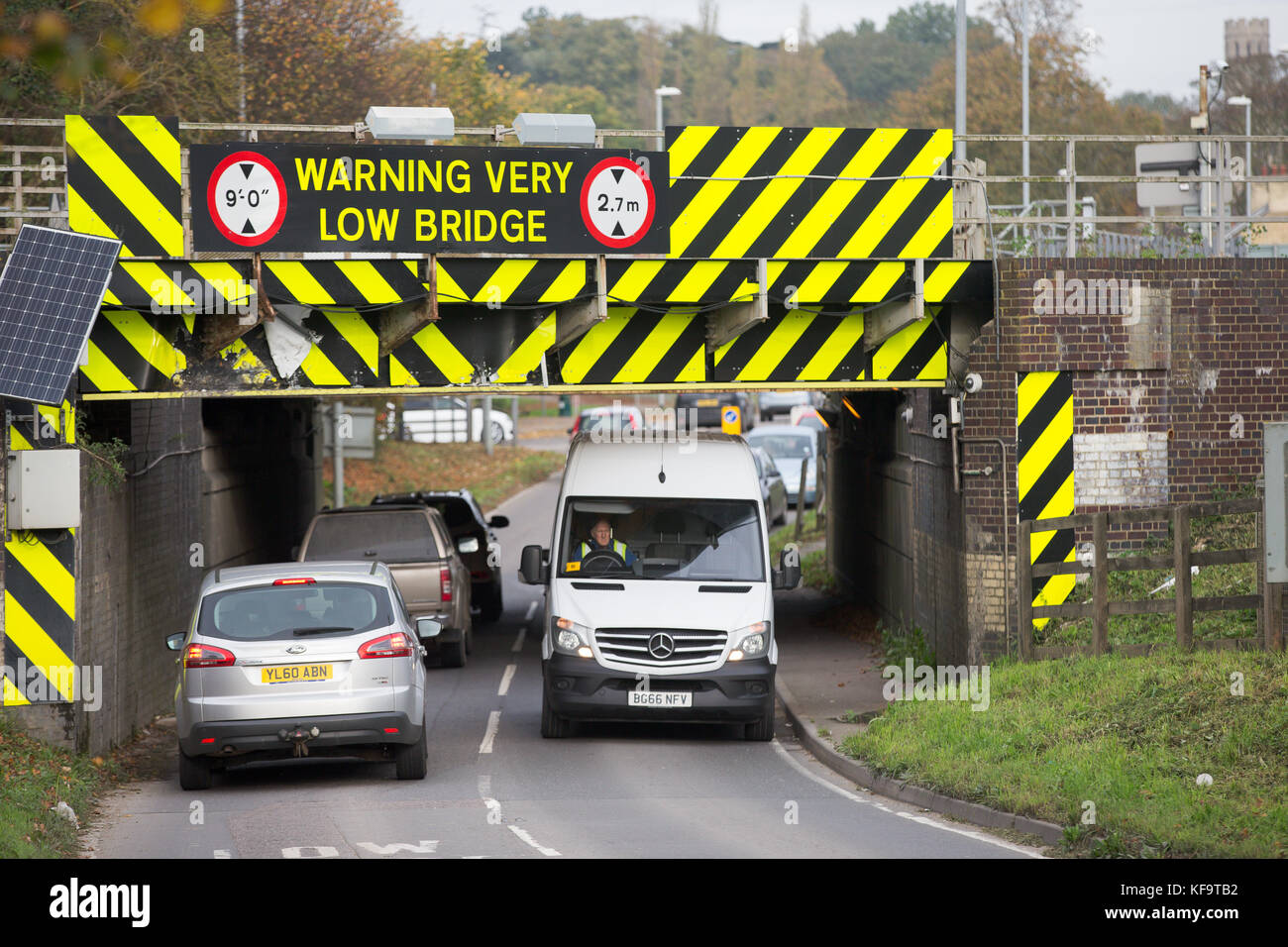 Lorry hit bridge hi-res stock photography and images - Alamy