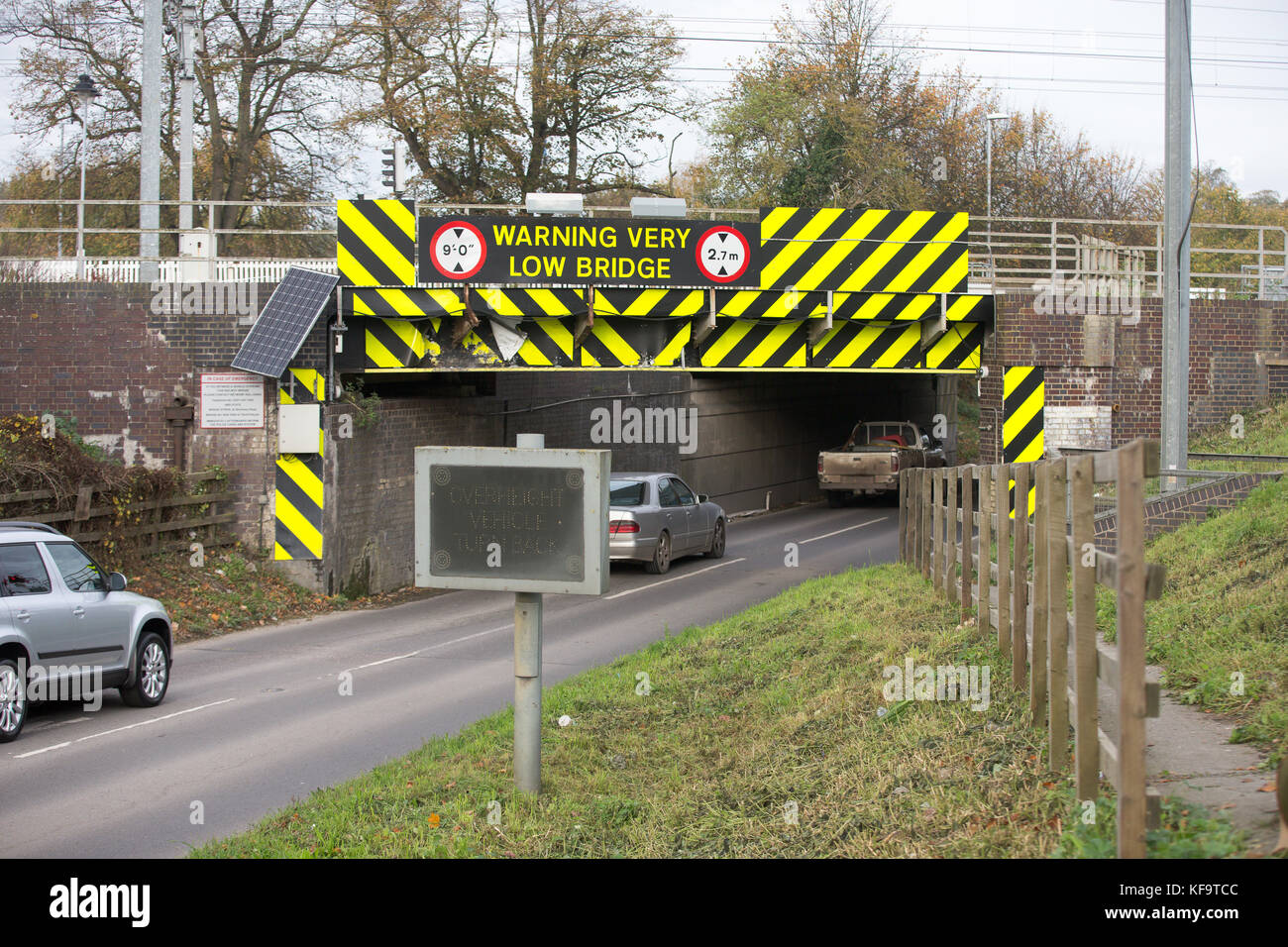 Lorry hit bridge hi-res stock photography and images - Alamy