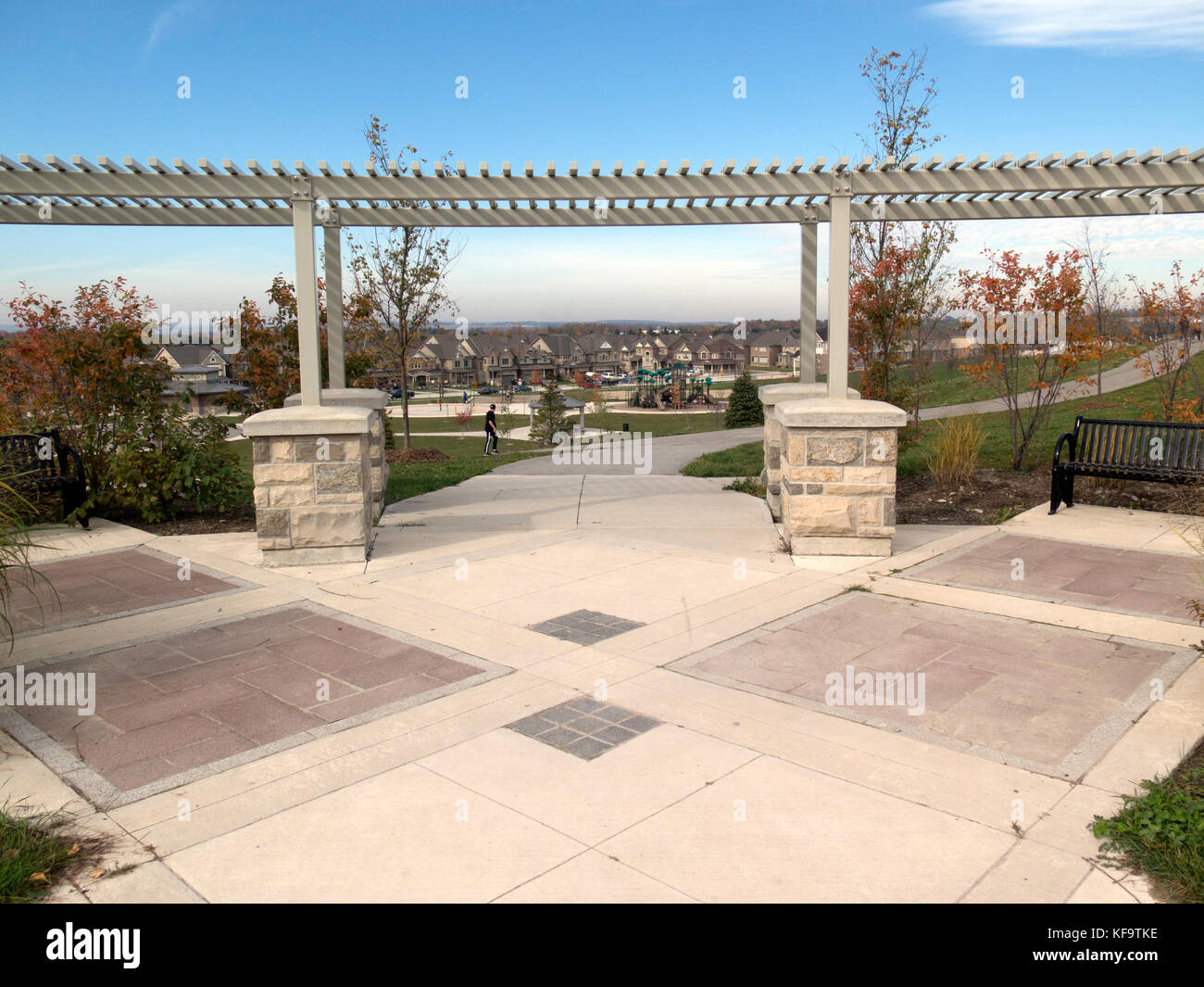 New homes in subdivision being build with 2 story as well as semis ...