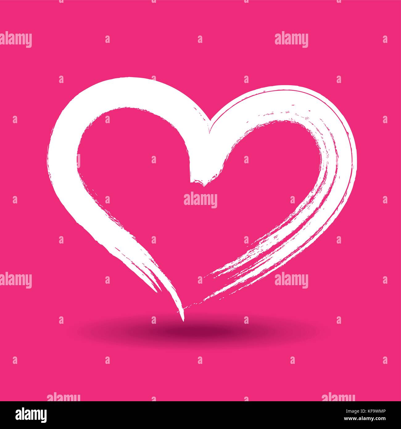 love heart romantic passion emotion vector illustration Stock Vector ...