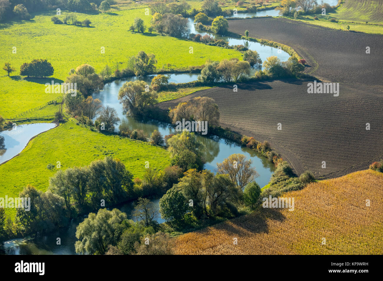 Oxbow aerial hi-res stock photography and images - Alamy