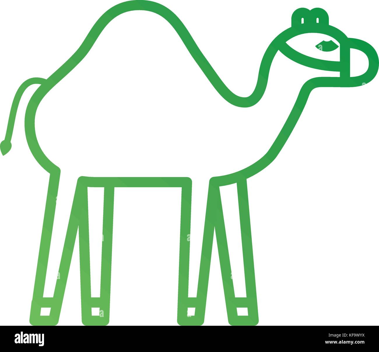 camel animal manger christmas cartoon vector illustration Stock Vector ...
