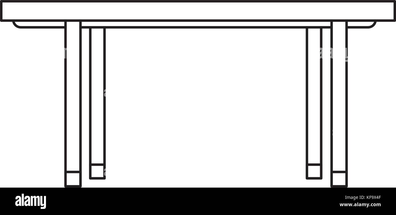 Table icon over white background vector illustration Stock Vector Image ...