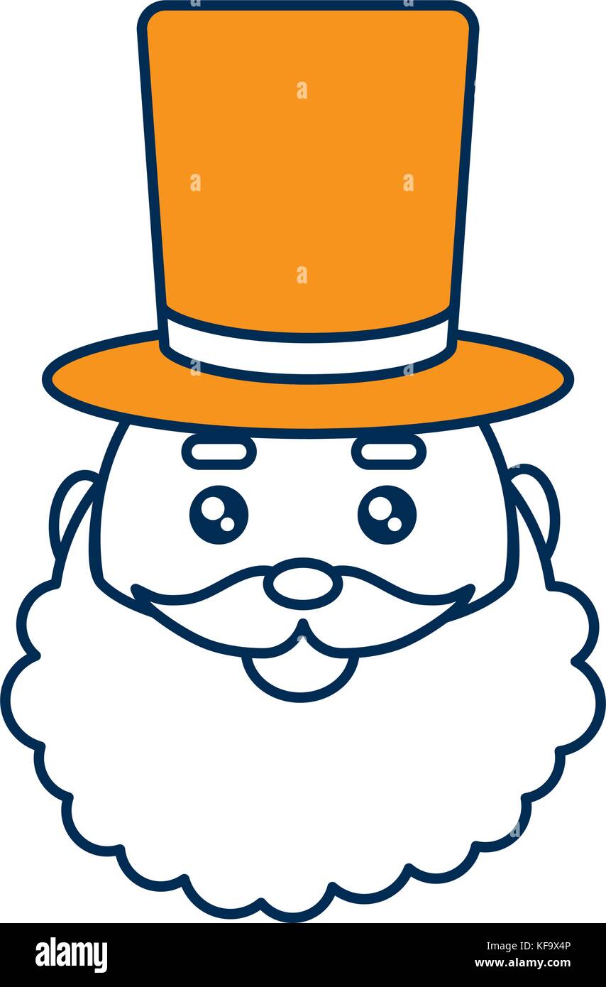 santa claus icon over white background vector illustration Stock Vector ...