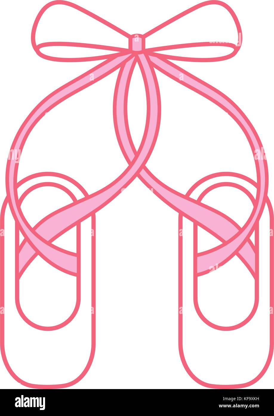 Ballerina slippers Stock Vector Images - Alamy
