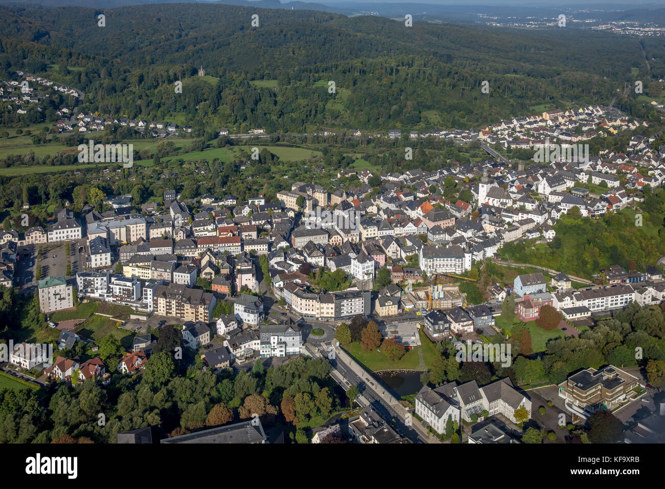 Old town of Arnsberg with Bell Tower, Old Town Hall, Old Market ...