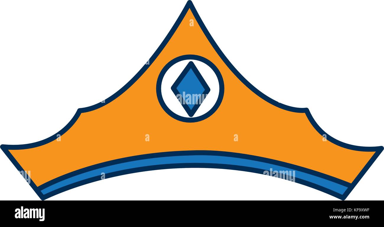 diadem icon over white background vector illustration Stock Vector ...