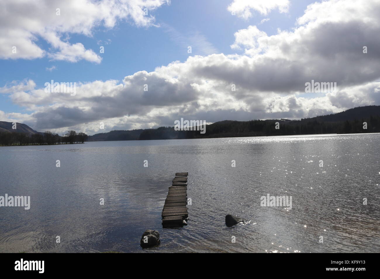 Loch ard autumn landscape hi-res stock photography and images - Alamy