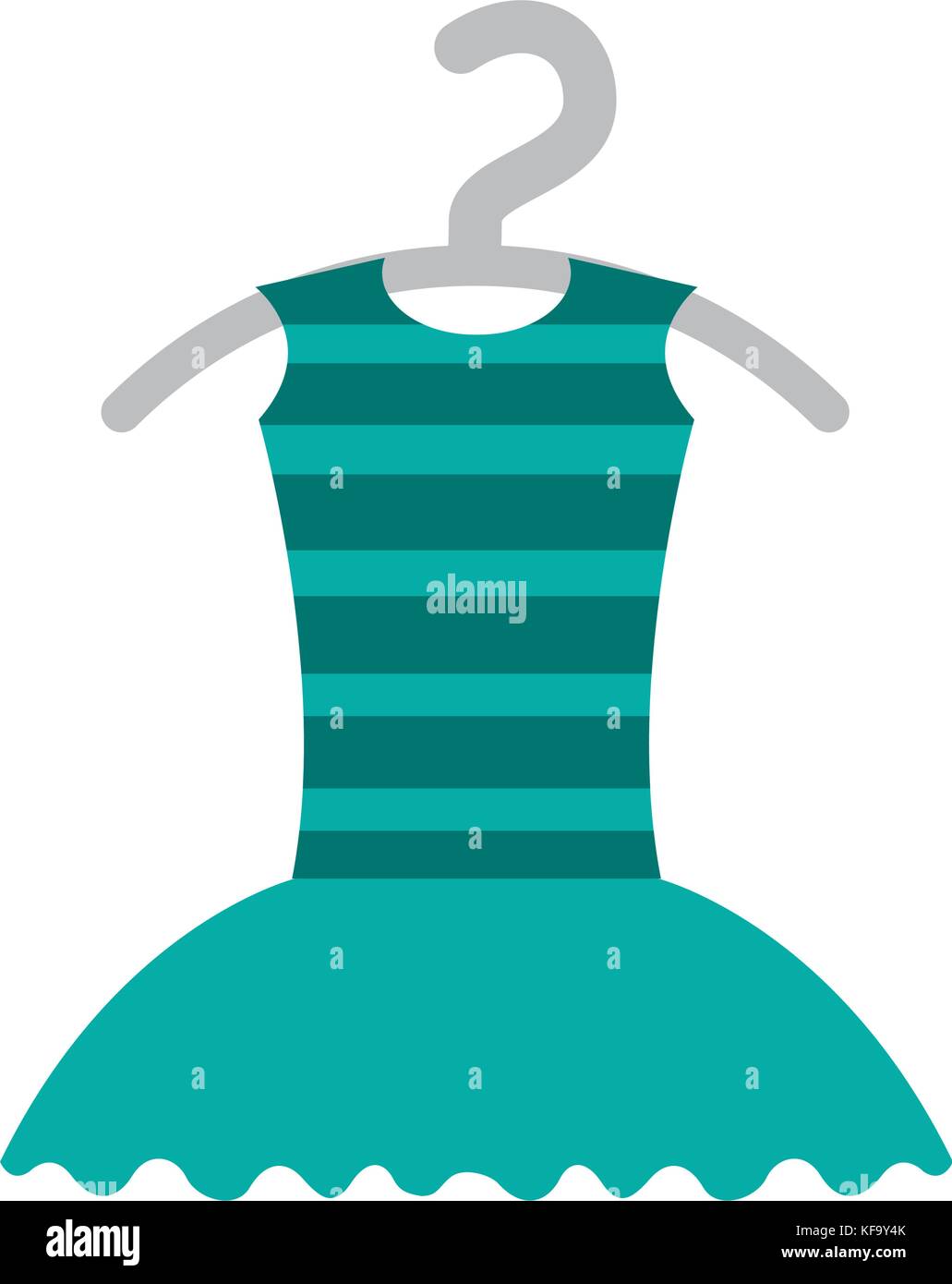 tutu ballet on the hanger costume vector illustration Stock Vector ...