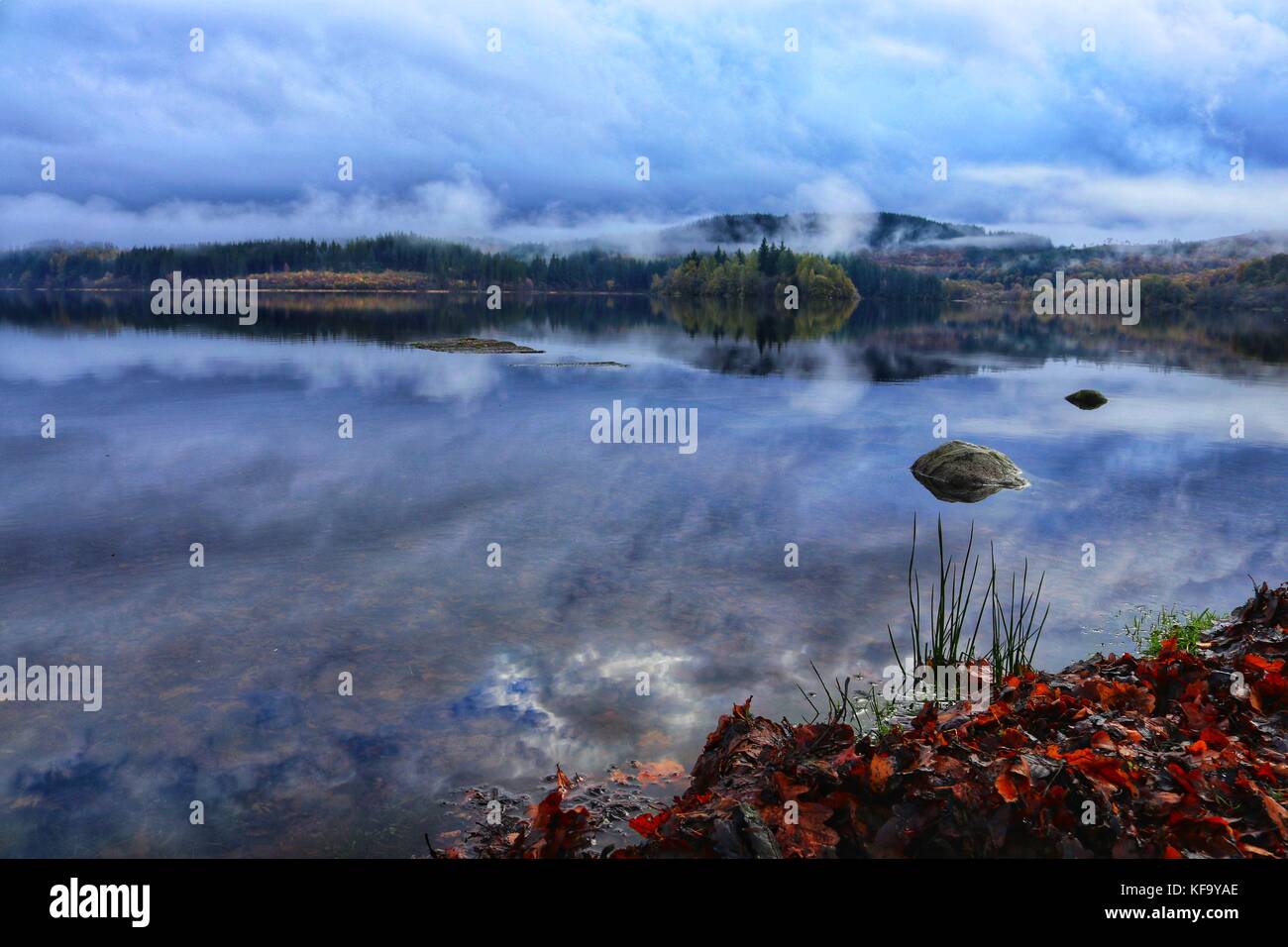 Loch Ard, Aberfoyle, Kinlochard, Scotland, Highlands Stock Photo - Alamy