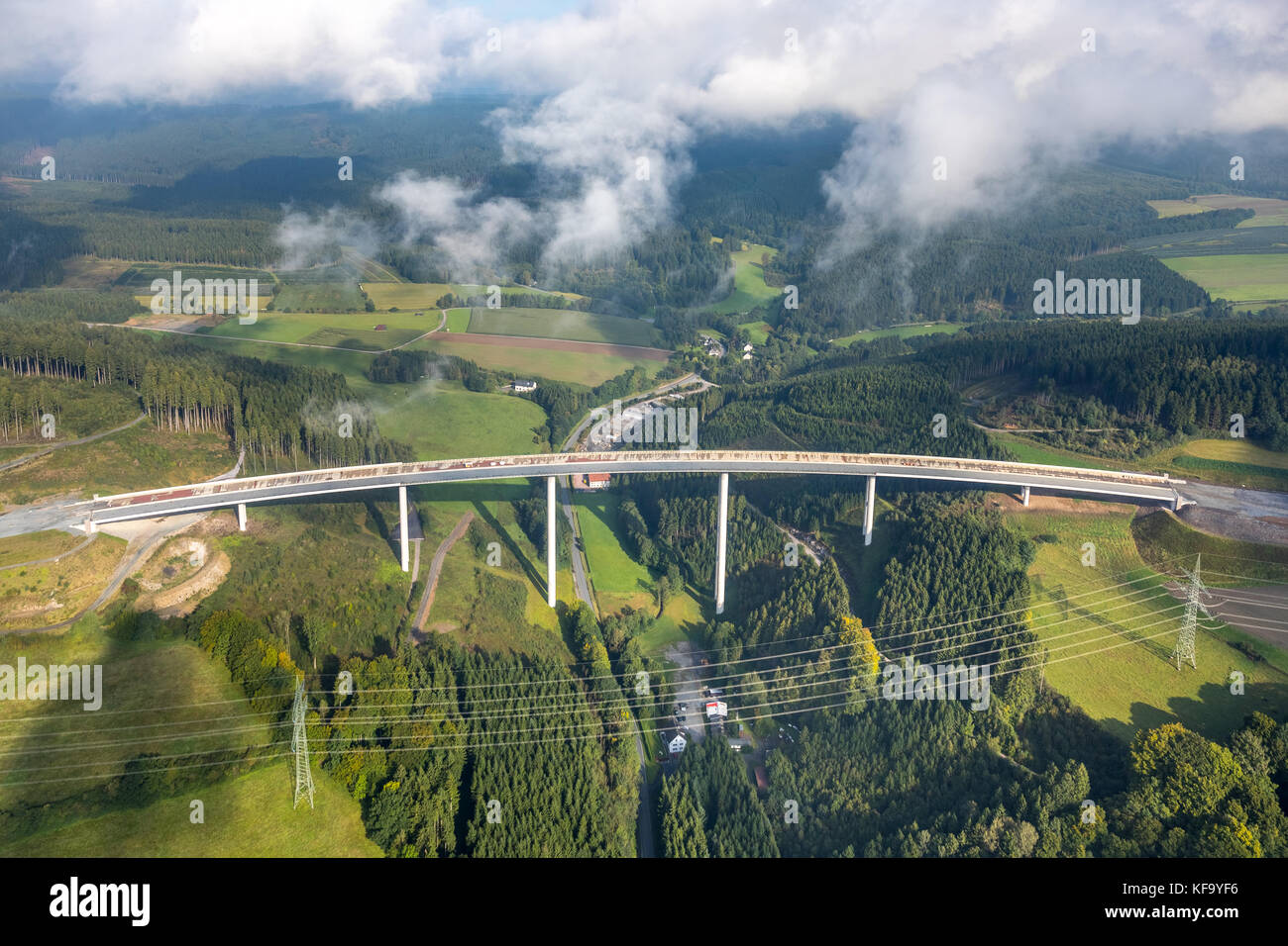 Expansion of the A46 motorway with the highest bridge of North Rhine ...