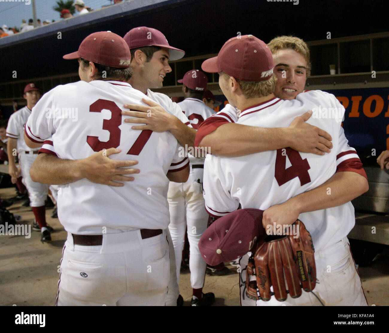 Stanford's Michael Marshall (37), Max Fearnow, second from left, Austin ...