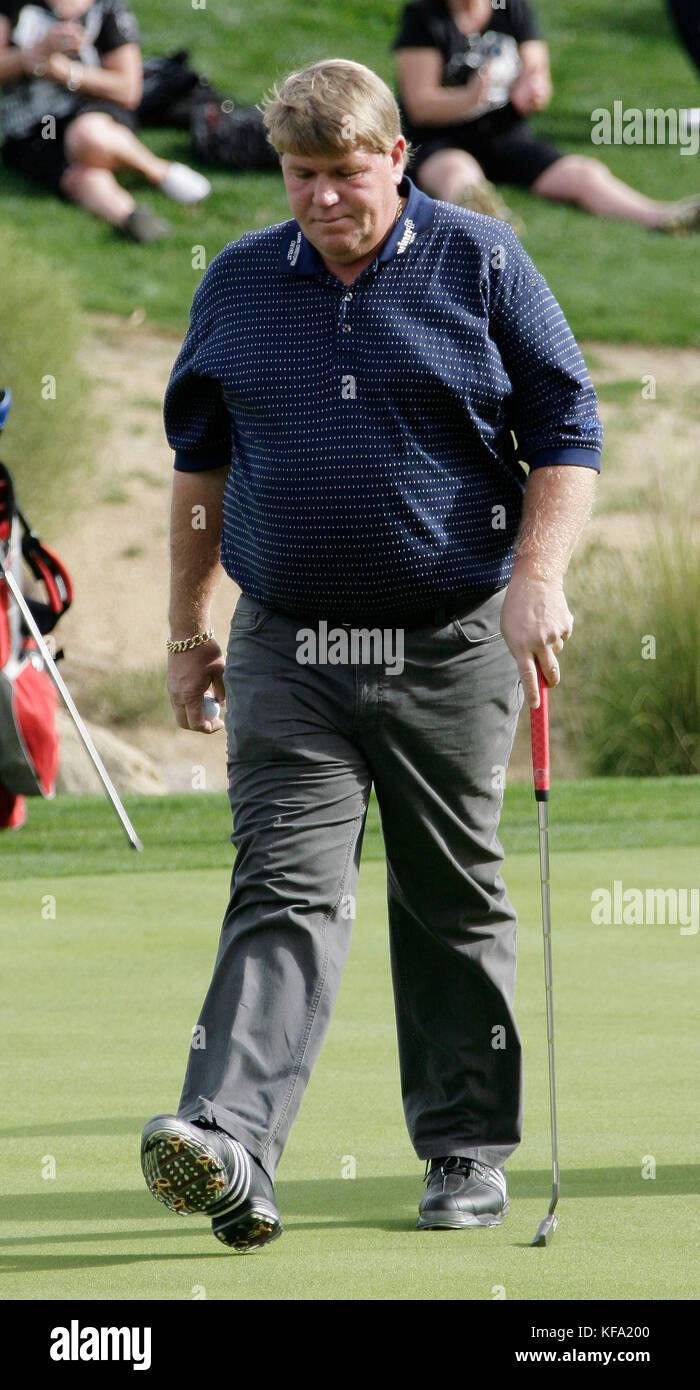 Pro golfer John Daly at the Bob Hope Chrysler Classic at the Silver ...