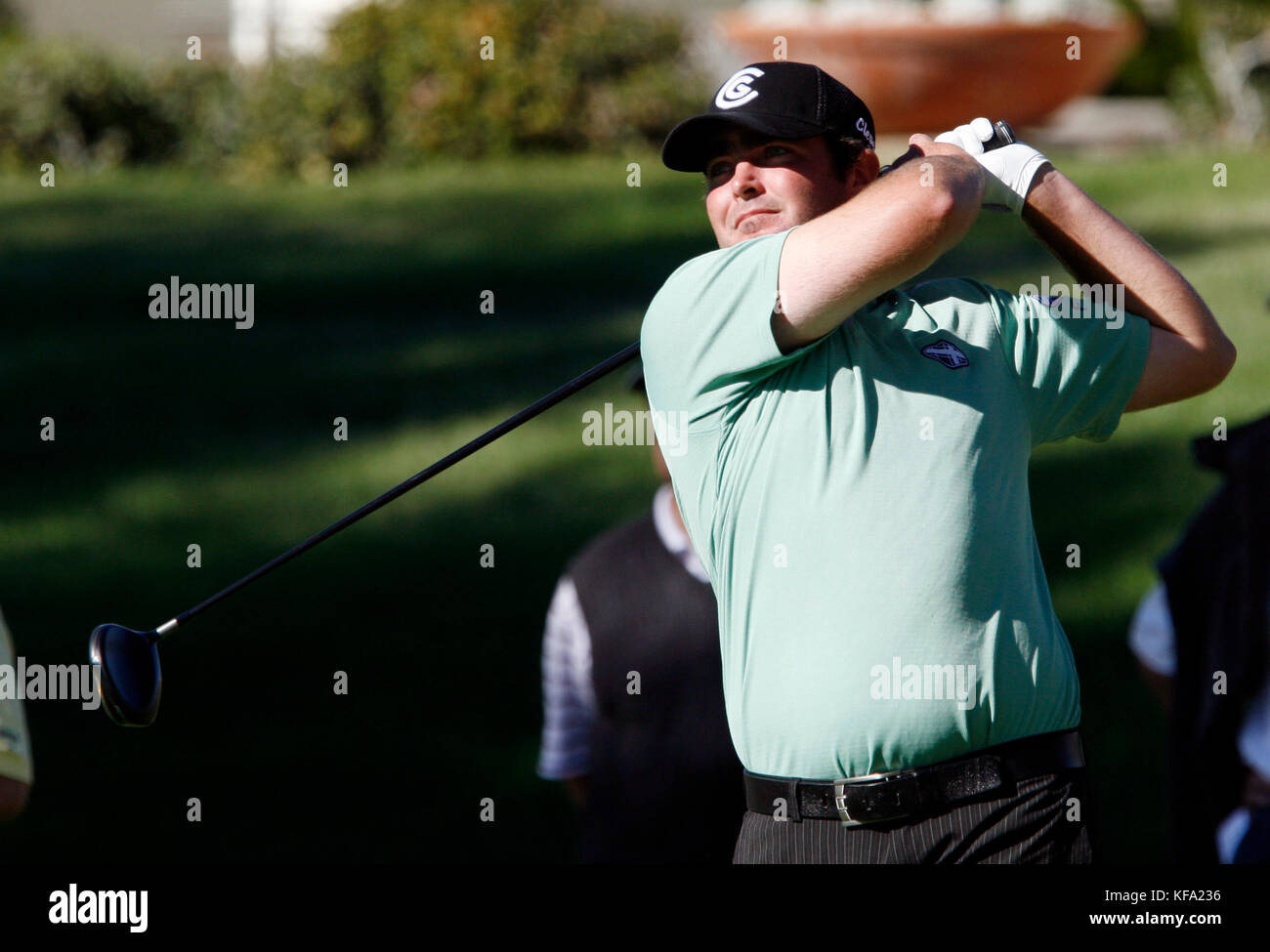 Steven Bowditch of Australia hits from the second tee of PGA West's ...