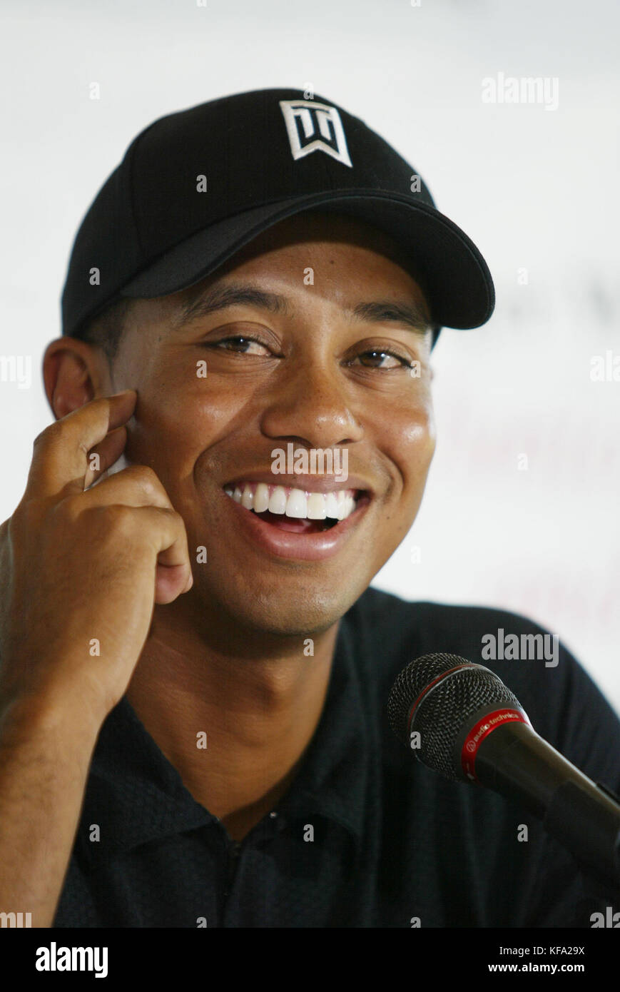 Tiger Woods at his proposed Tiger Woods Learning Center in Anaheim ...