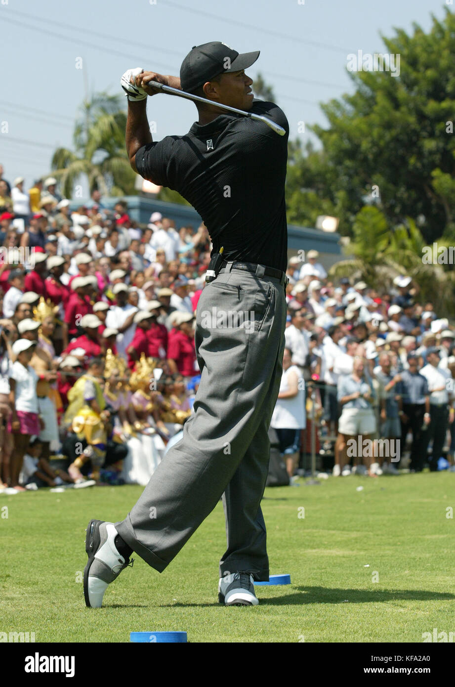 Tiger Woods at his proposed Tiger Woods Learning Center in Anaheim ...