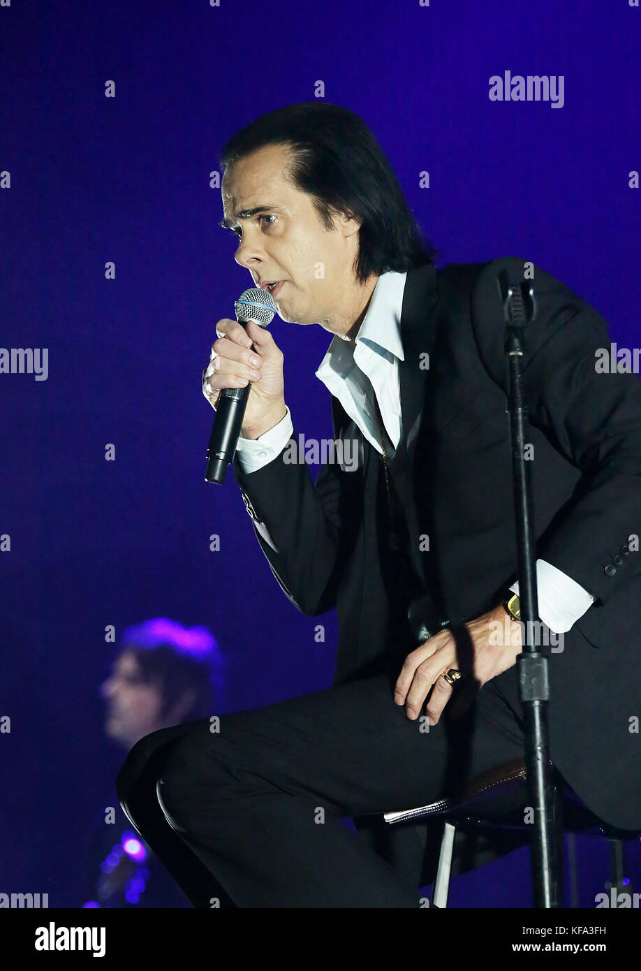 Nick Cave Performing at Manchester Arena Featuring: Nick Cave Where ...
