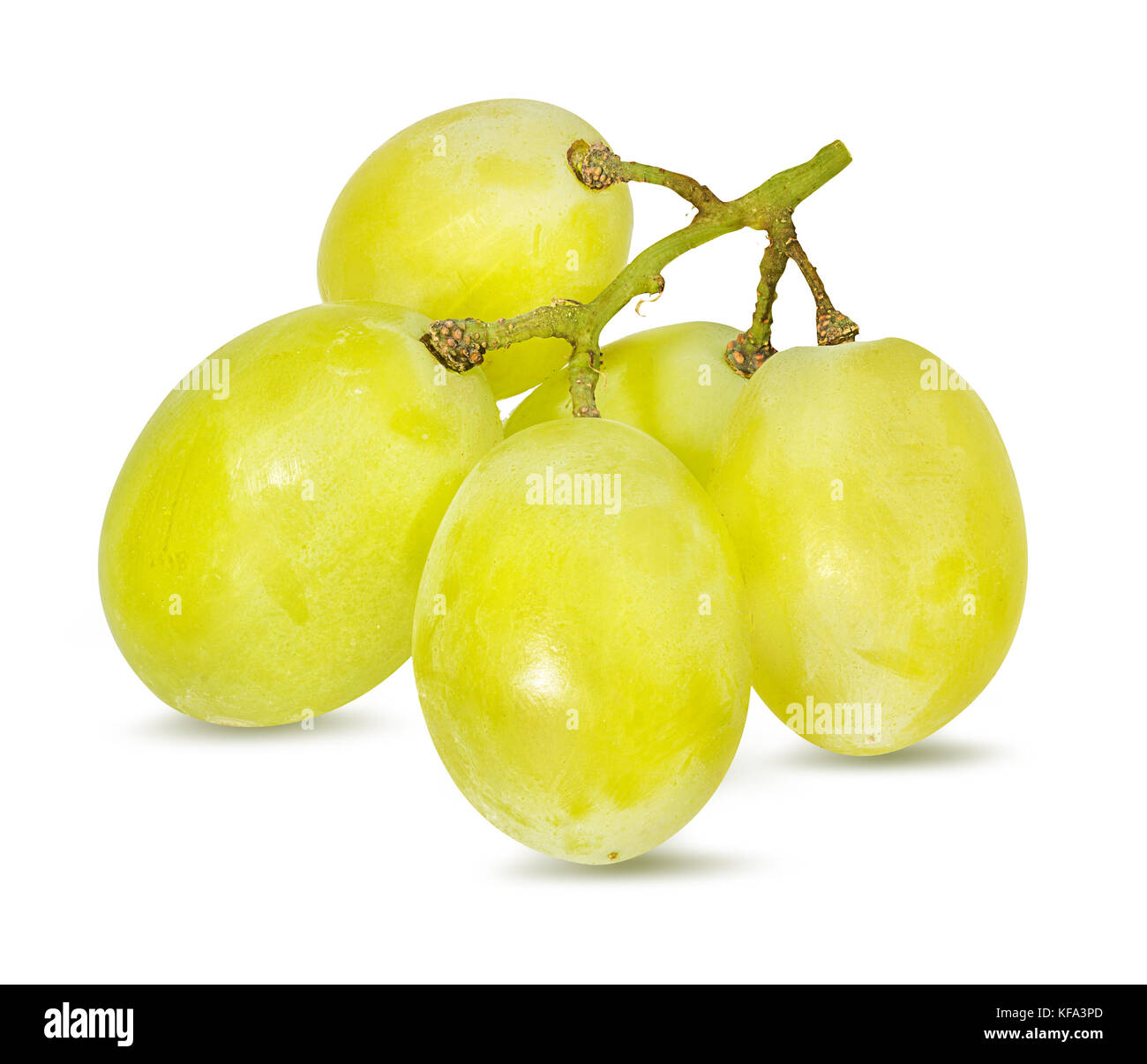 Fresh grapes isolated on white background Stock Photo - Alamy