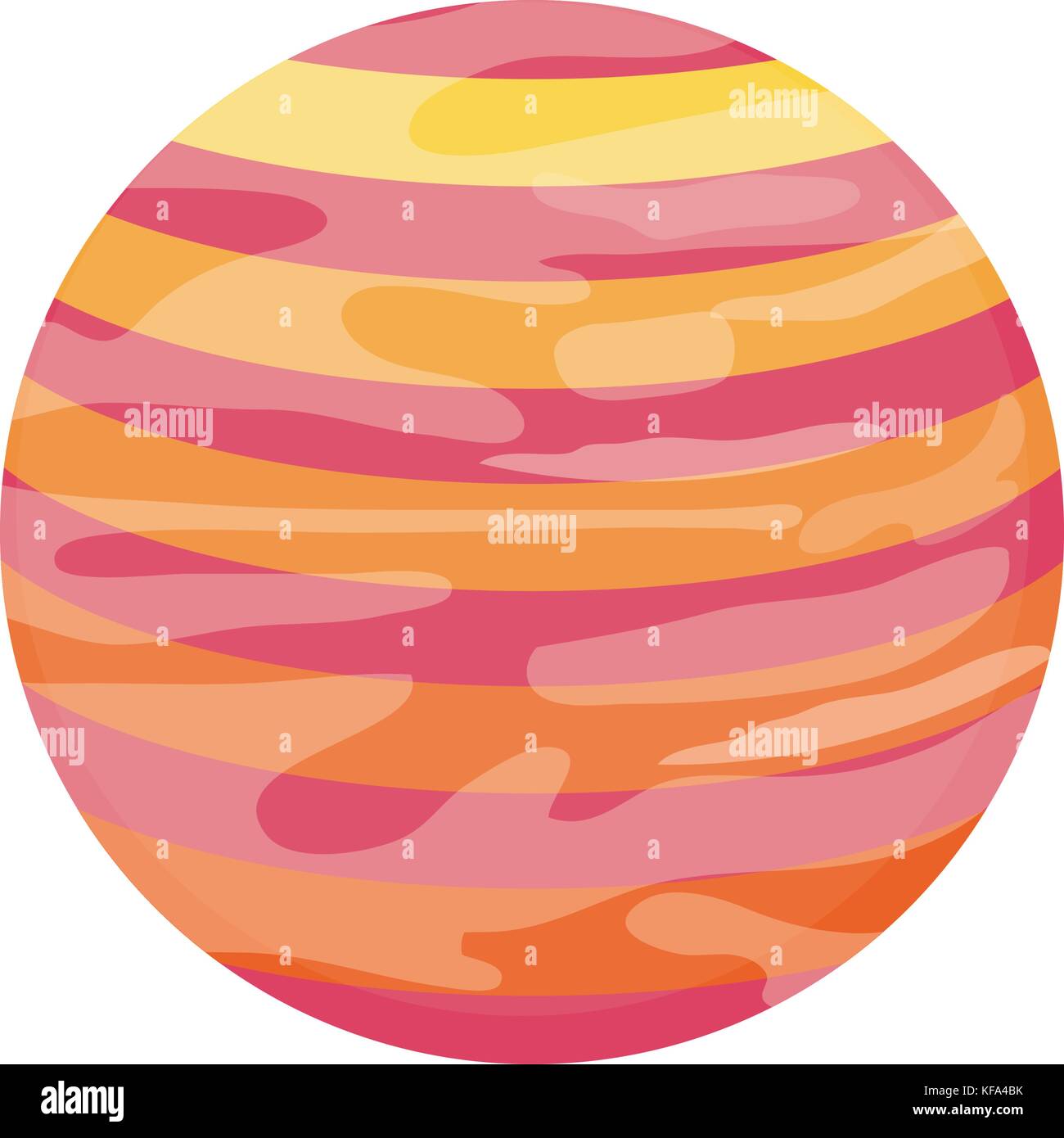 jupiter planet icon over white background vector illustration Stock ...