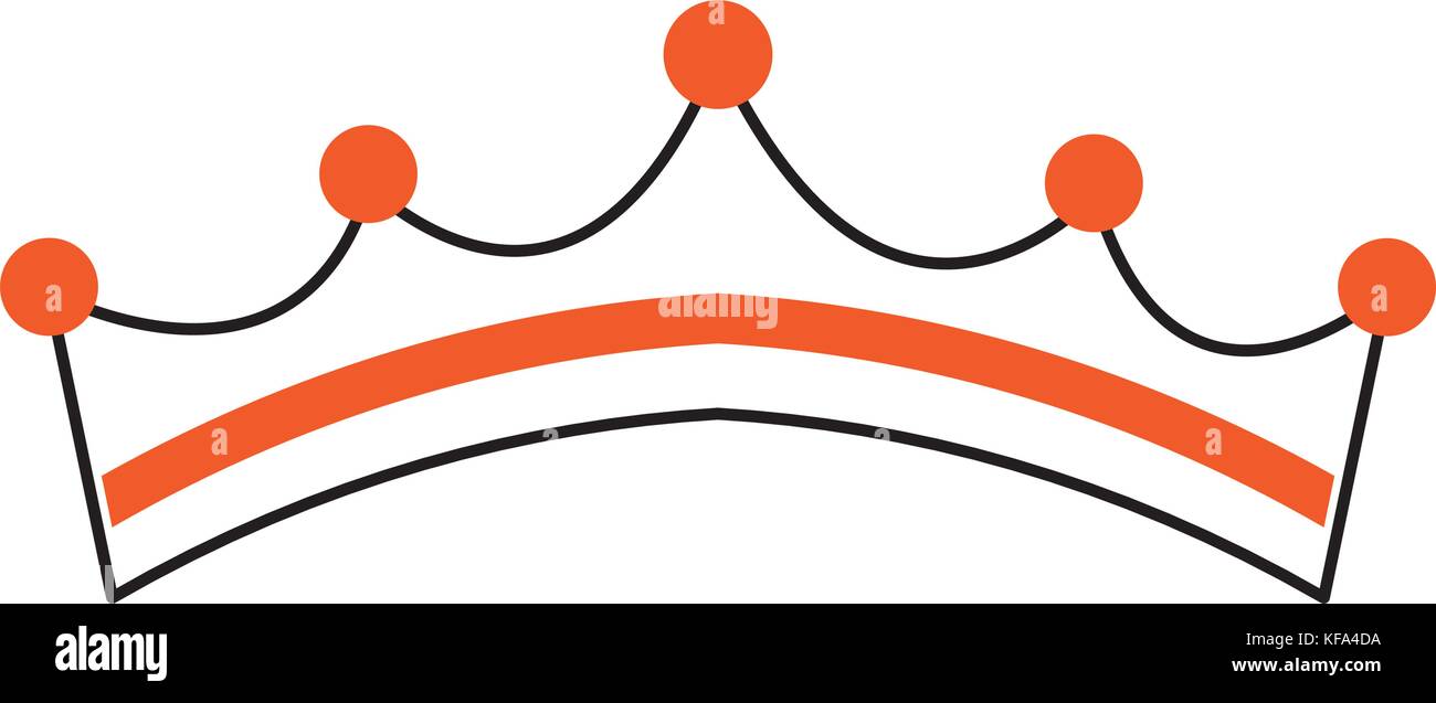 girly princess royalty crown with jewels Stock Vector Image & Art - Alamy