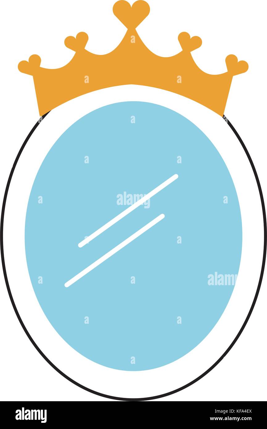Magic mirror icon Stock Vector Images - Alamy