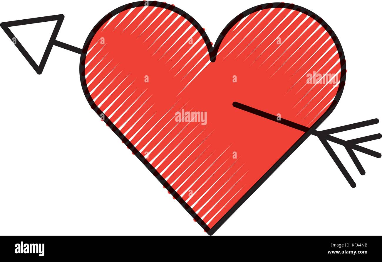amour symbol with heart and arrow icon Stock Vector Image & Art - Alamy